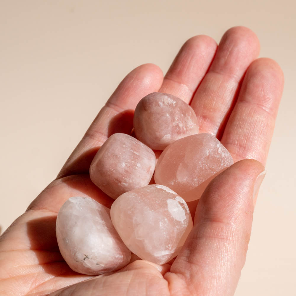 Rose Calcite Tumbled Stone – Northern Sky